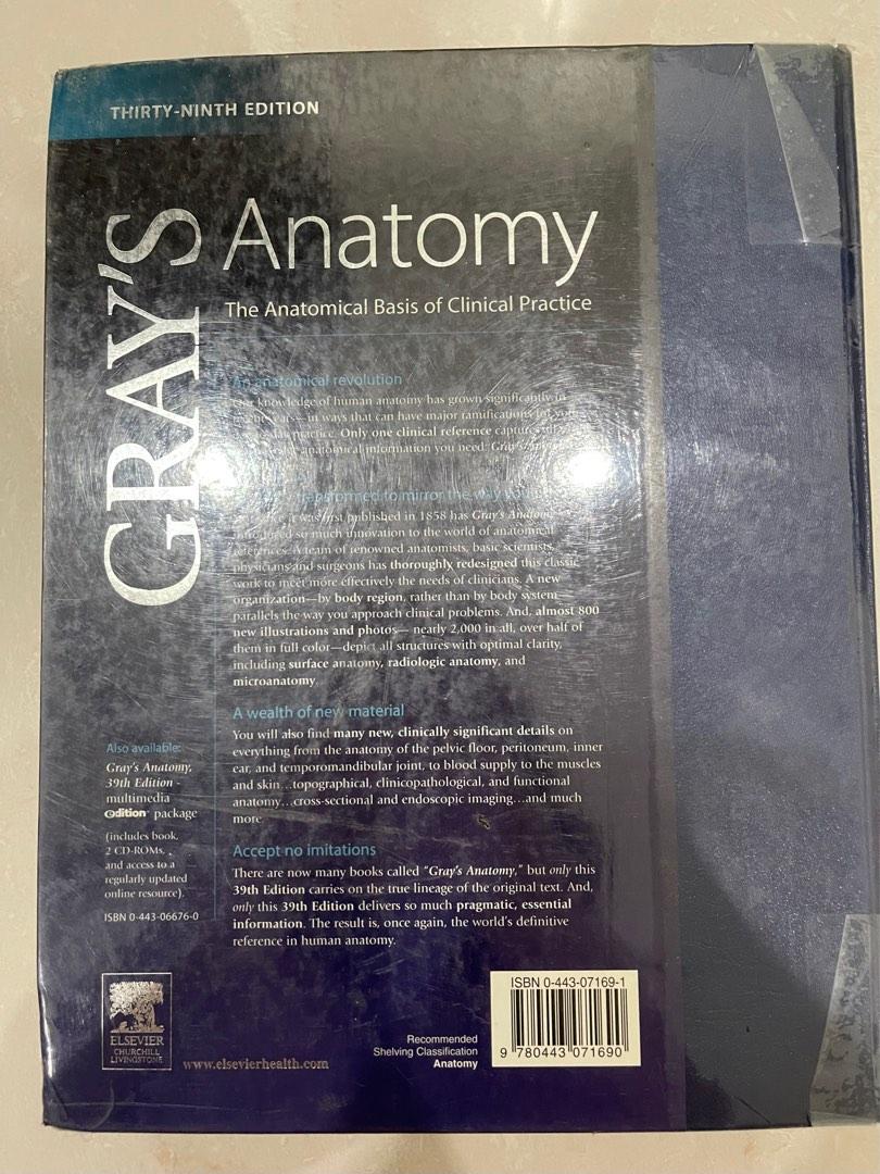 Gray’s Anatomy -The anatomical basis of clinical practice, Hobbies ...
