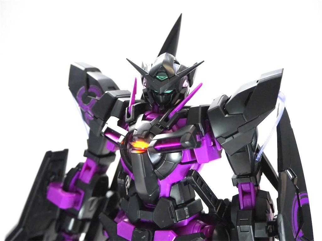 Gundam Exia Recirculation Color Neon Purple Ecopla mg Gunpla Model kit ...