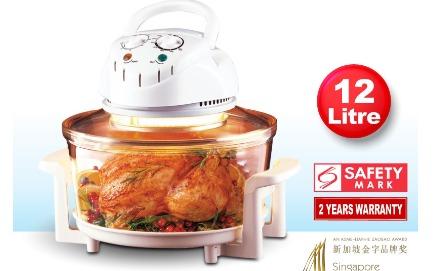 Halogen Oven, Grill Roaster Oven 12L & Timer (PPT615) IBG1520, TV ...