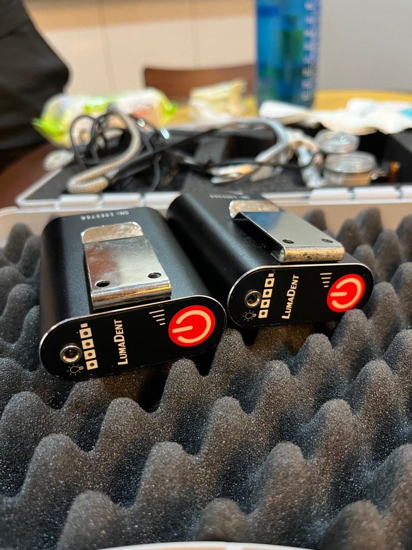 Heine 2.5 x 520 S Frame Dental Surgical Loupes with Light + 2 Batteries ...