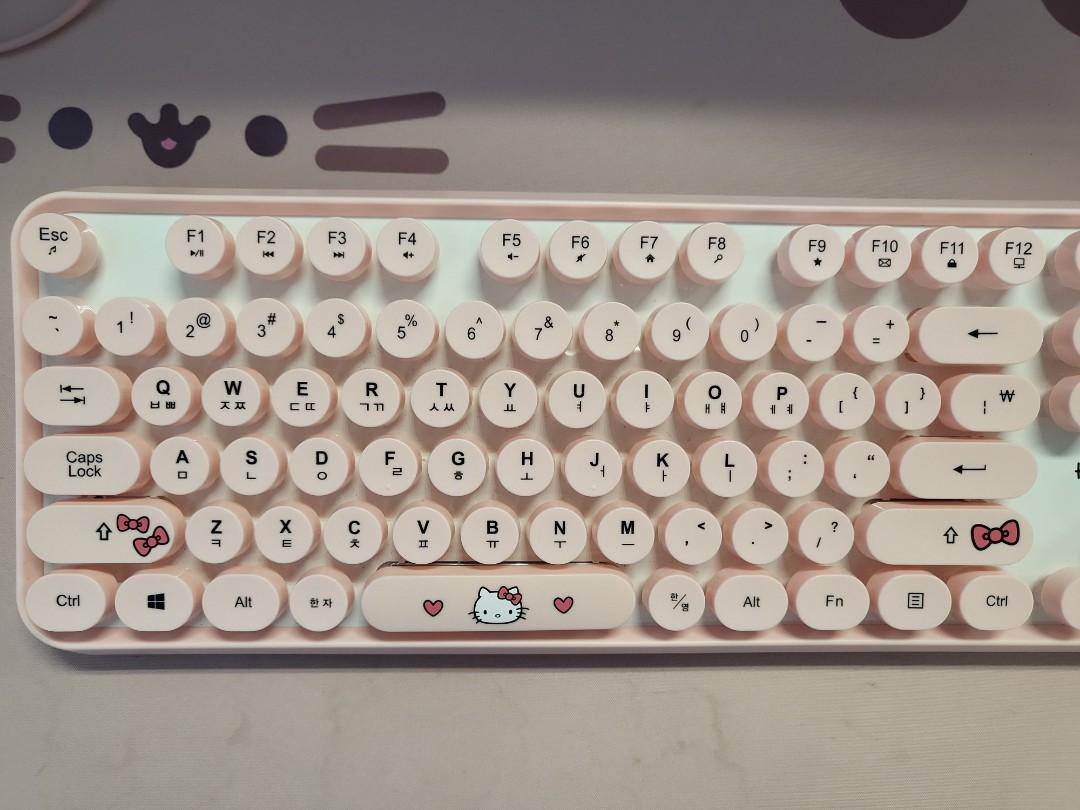 Hello Kitty keyboard, Computers & Tech, Parts & Accessories, Computer ...