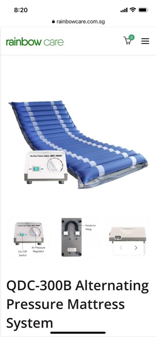 Electric 3-crank Hospital bed with pressure relief mattress, Health ...