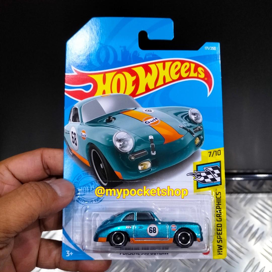 (RESERVED) Hot Wheels GULF PORSCHE 356 OUTLAW STH - Spectraflame Cyan ...