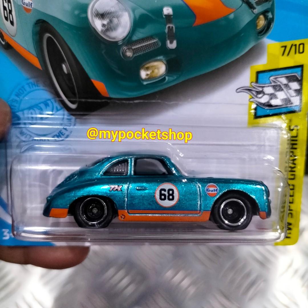 (RESERVED) Hot Wheels GULF PORSCHE 356 OUTLAW STH - Spectraflame Cyan ...
