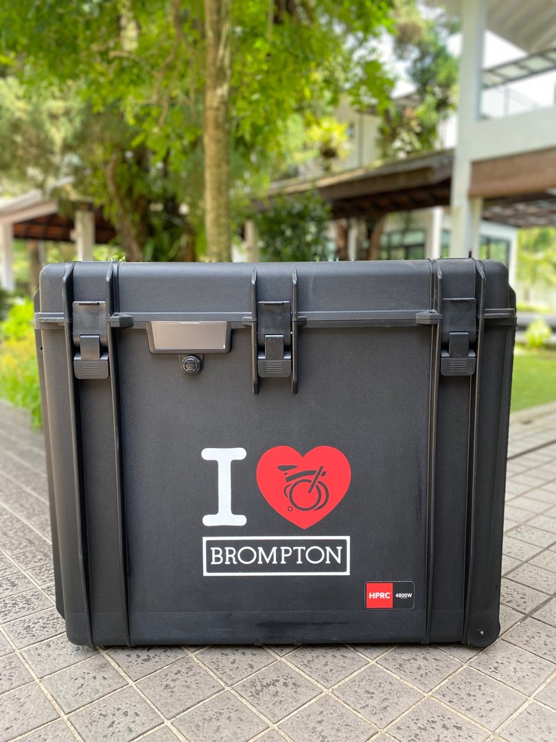 HPRC 4800 Wheeled Hard Case with Foam for Brompton, Sports Equipment ...