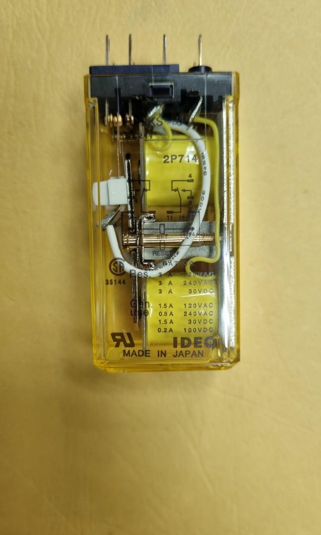 Idec RY2KS-U Latching Relay DC24V, TV & Home Appliances, Electrical ...