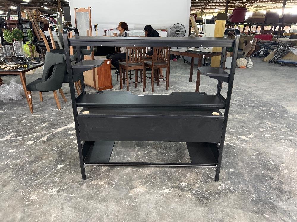 IKEA Fredde Gaming Desk Black Colour / Meja Permainan IKEA Fredde Warna ...