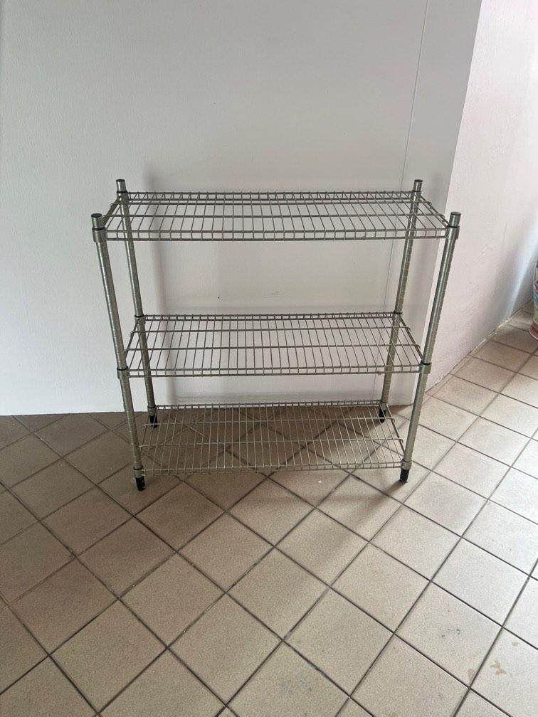 IKEA metal shelf, Furniture & Home Living, Furniture, Shelves, Cabinets ...