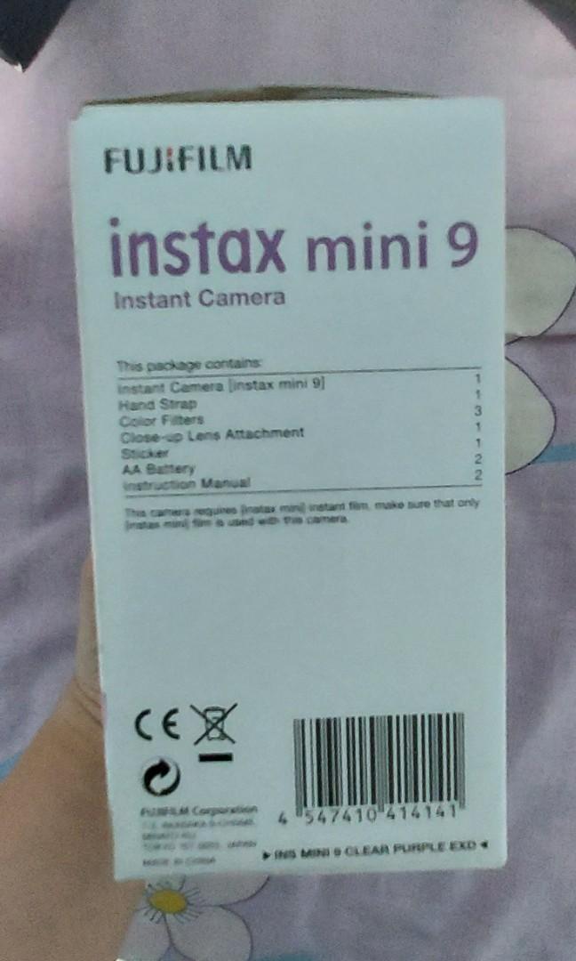 Instax Polaroid Camera Marble Special Edition (purple) mini9 ...