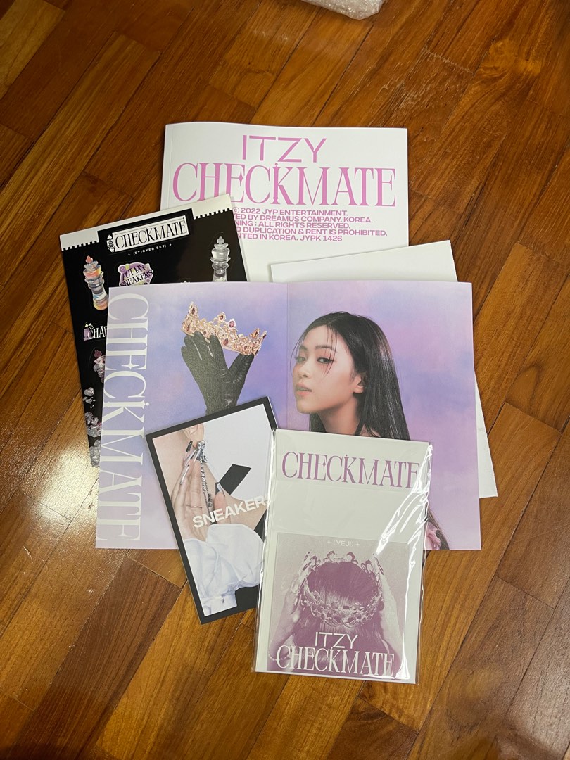 itzy checkmate sealed unsealed albums ryujin yeji yuna lia pc limited ...