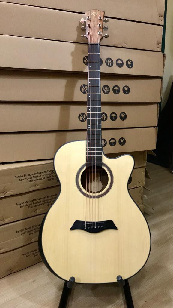 Kanto KF-30CE Acoustic Guitar with/without Preamp EQ Pickup and Tuner ...