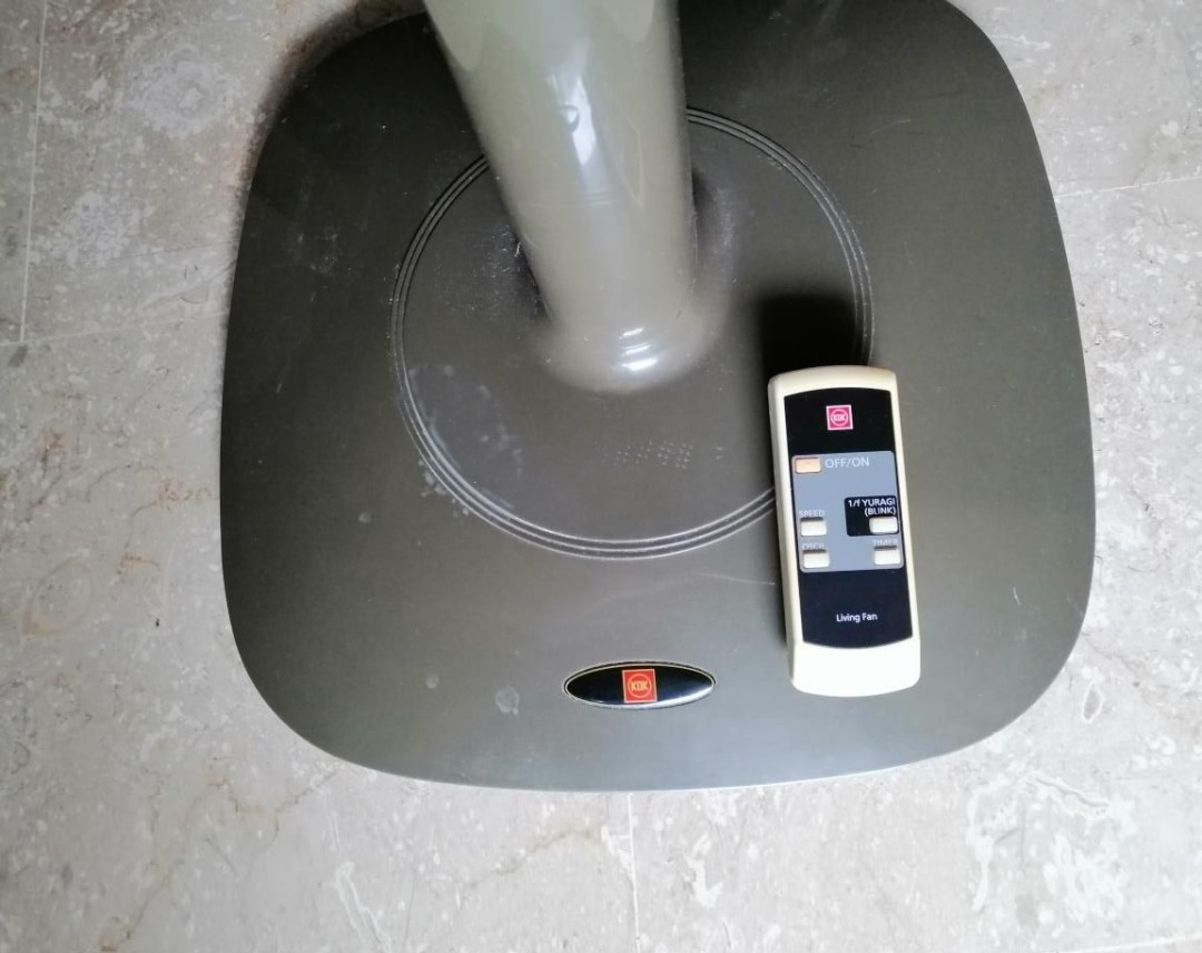 KDK 16"standing fan (Living Fan ) with remote, Furniture & Home Living ...