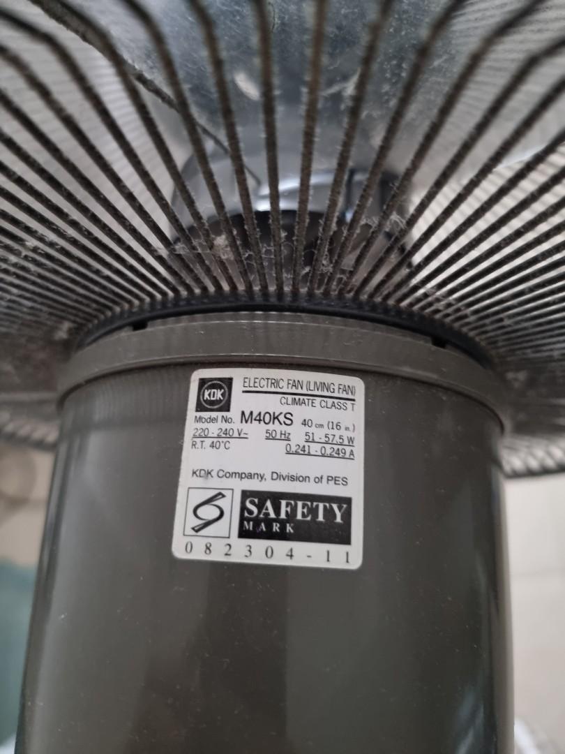 KDK Stand Fan with remote, Furniture & Home Living, Lighting & Fans ...