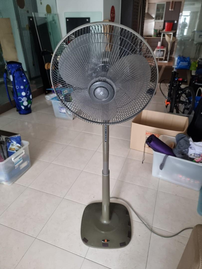 KDK Stand Fan with remote, Furniture & Home Living, Lighting & Fans ...