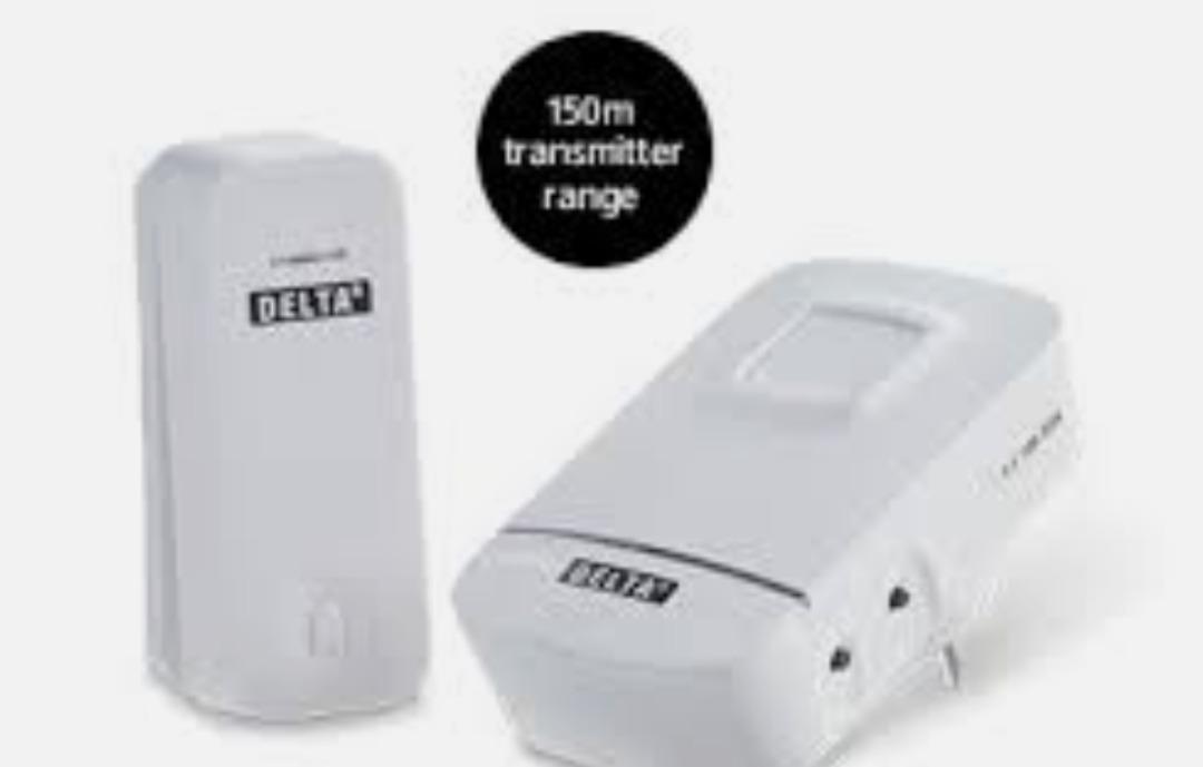 Kinetic Wireless Doorbell, White, Furniture & Home Living, Home ...