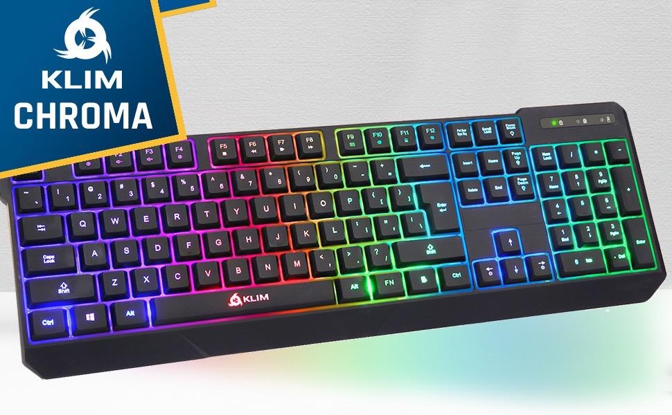 KLIM Chroma Wireless RGB Gaming Keyboard, Computers & Tech, Parts ...