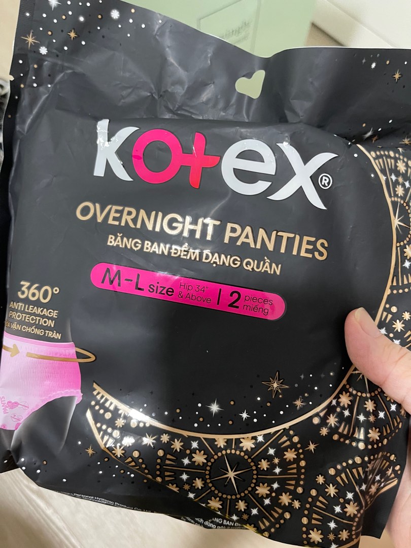 Kotex overnight panties, Beauty & Personal Care, Sanitary Hygiene on ...