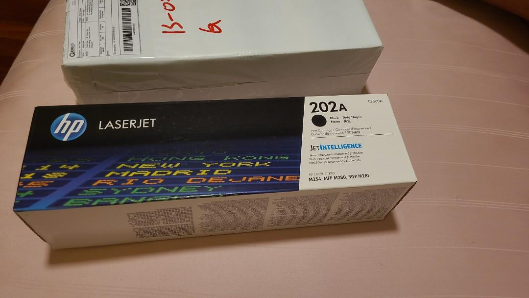 Laserjet Pro 202A printer cartridge (black), Computers & Tech, Printers ...