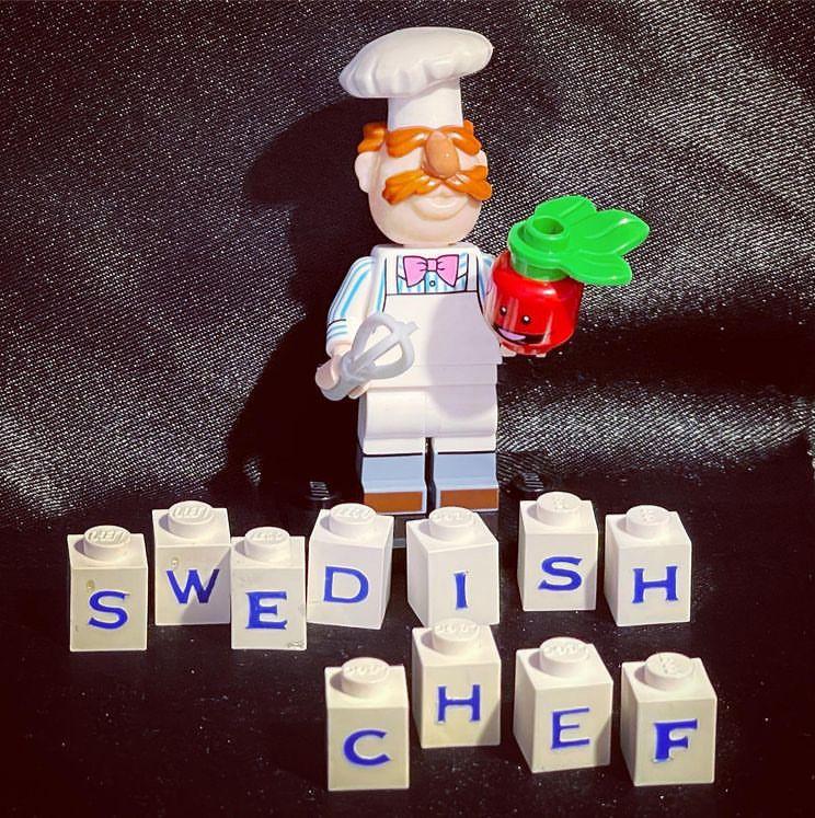 Lego 71033 Minifigures Swedish Chef 連底板 說明書 包裝袋 (全新開袋確認), 興趣及遊戲, 玩具 ...