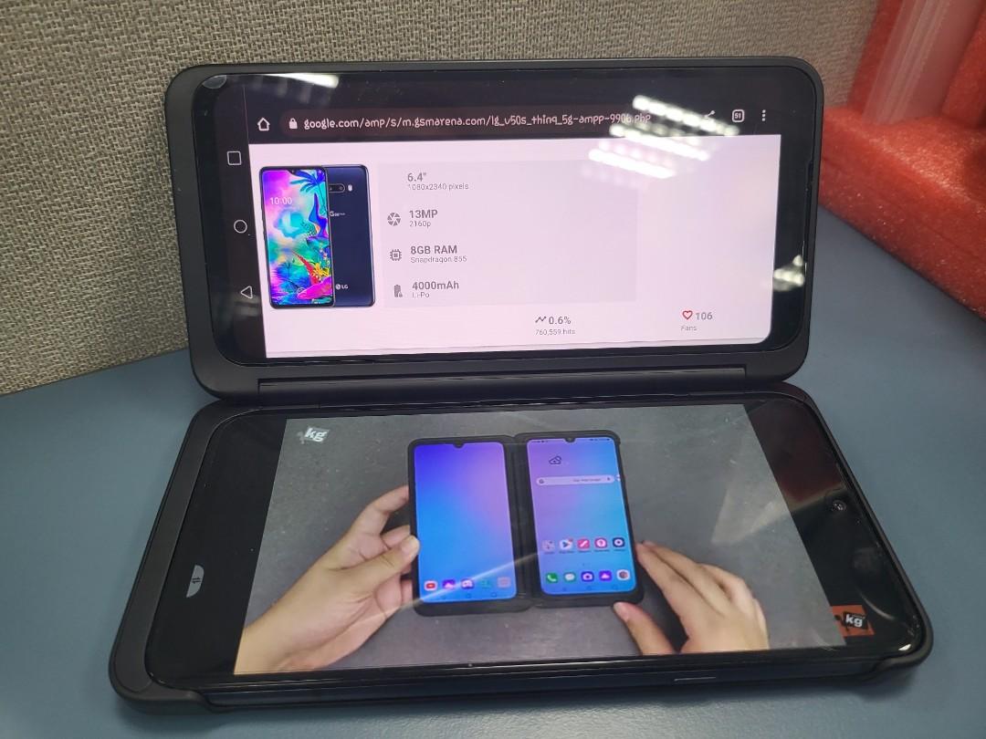 LG V50s dual screen case, Mobile Phones & Gadgets, Mobile Phones ...