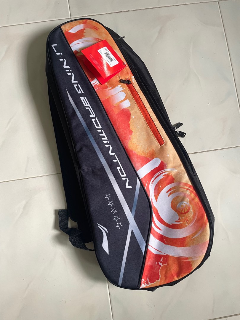 Li Ning badminton racket bag, Sports Equipment, Sports & Games, Racket ...