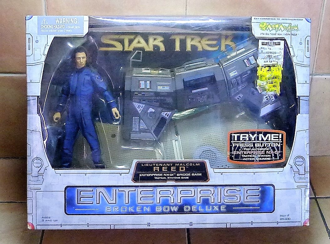 LIEUTENANT MALCOM REED - Art Asylum Star Trek Enterprise Broken Bow ...