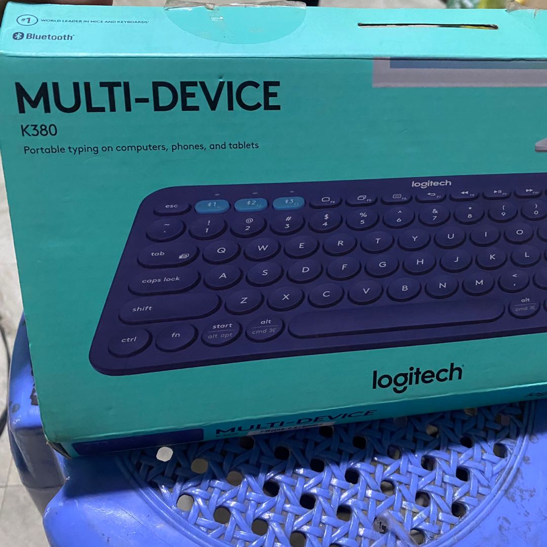 LOGITECH Multi-Device K380 wireless bluetooth, Computers & Tech, Parts ...
