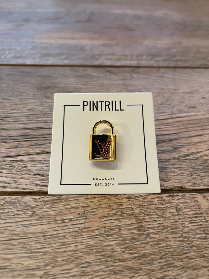 Louis Vuitton x Virgil Abloh Backwards LV Monogram Gold Lock Inverted ...