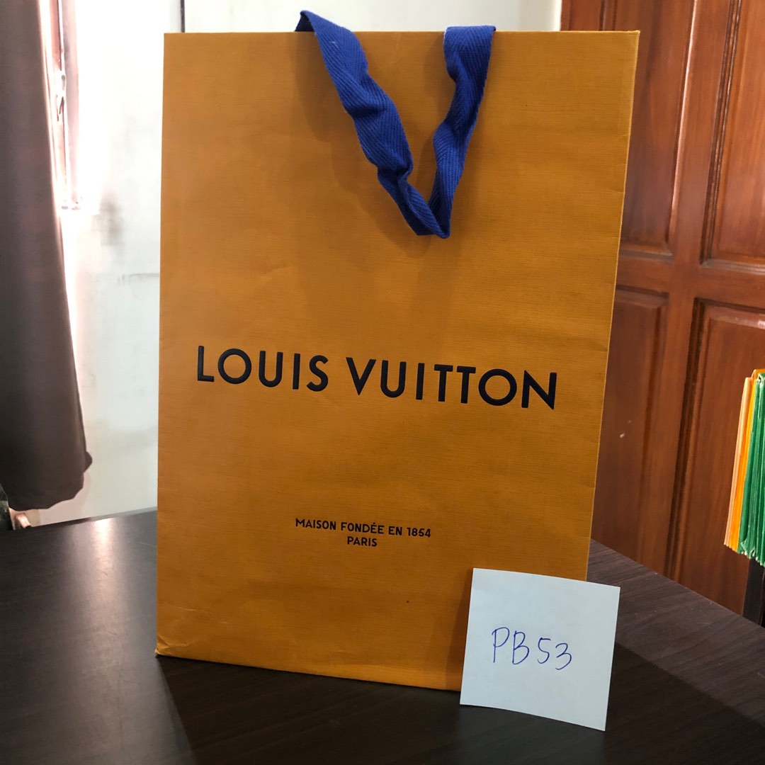 Lv paperbag (authentic), Luxury, Bags & Wallets on Carousell