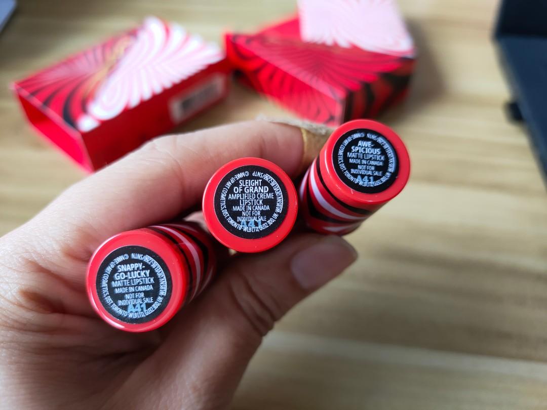 MAC Tiny Tricks Mini Lipsticks Trio in Neutral Shades, Beauty ...