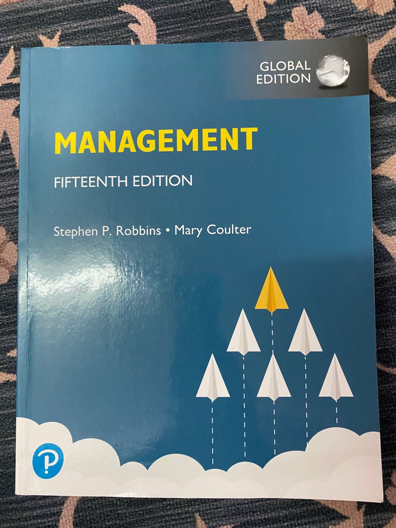MANAGEMENT 15th EDITION by Stephen P Robbins, Hobbies & Toys, Books & Magazines, Textbooks on ...