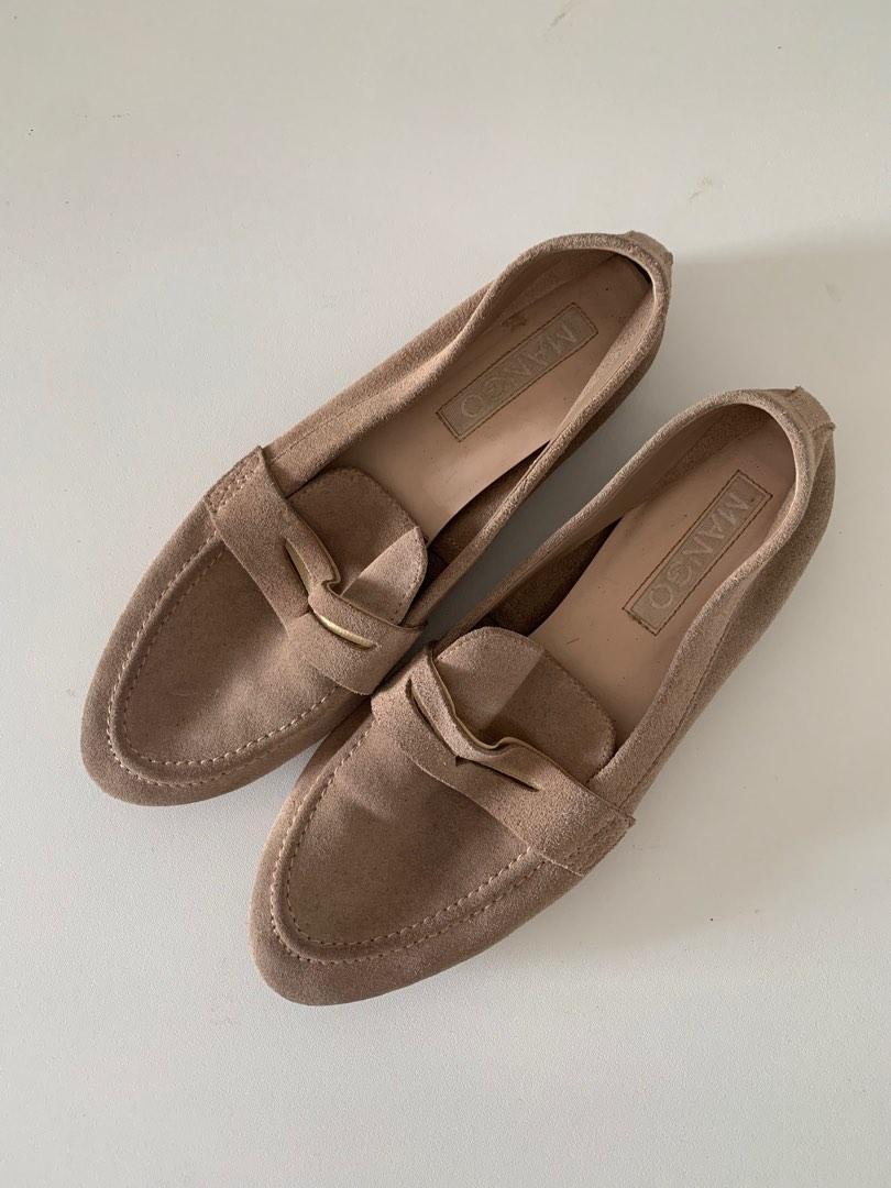 Mango Suede Loafer, Women's Fashion, Footwear, Loafers on Carousell