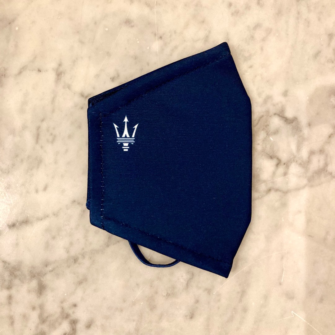 Maserati Satin Face Mask, Health & Nutrition, Face Masks & Face Shields ...