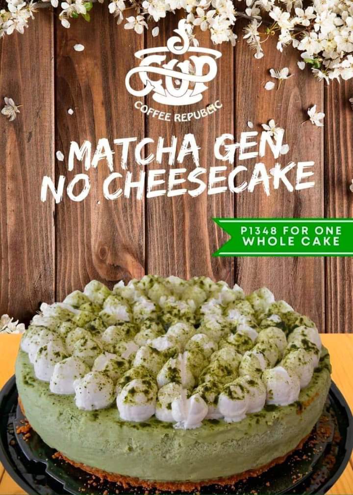 Matcha Cheesecake, Food & Drinks, Local Eats on Carousell