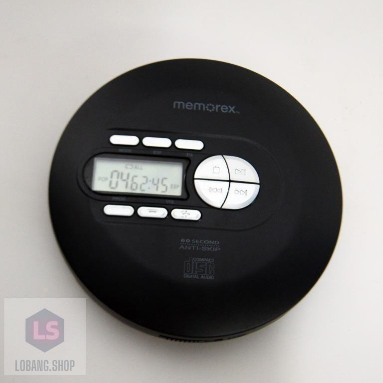 Memorex MPC600B Portable Audio CD Player Discman Alternative Anti Skip ...