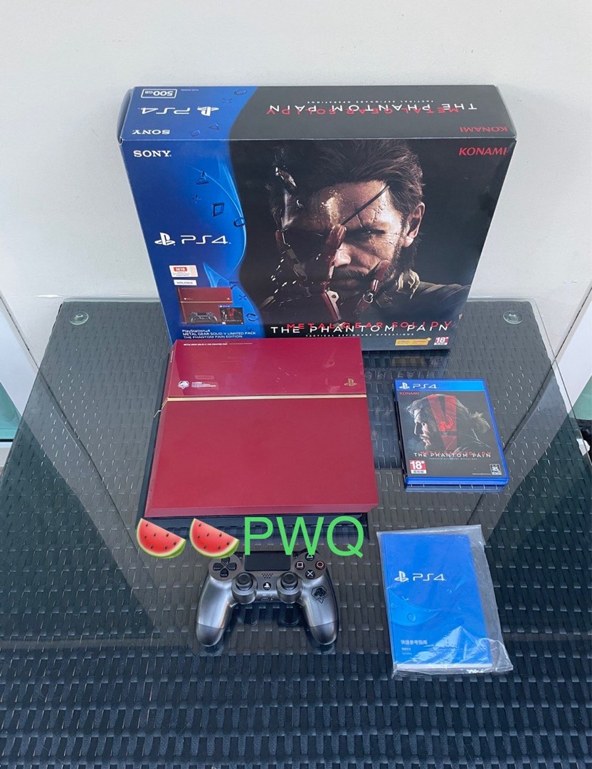 Metal Gear Solid V The Phantom Pain PS4 Console (Boxed) + MGS Game ...