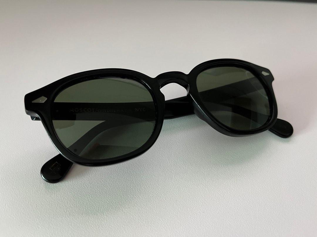 Moscot Originals NYC Lemtosh Black Sunglasses, Women's Fashion, Watches ...
