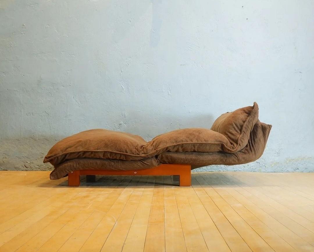 Muji style low reclining lounge chair, Furniture & Home Living ...