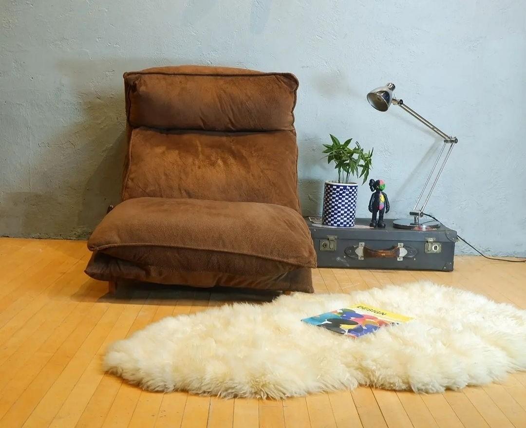 Muji style low reclining lounge chair, Furniture & Home Living ...