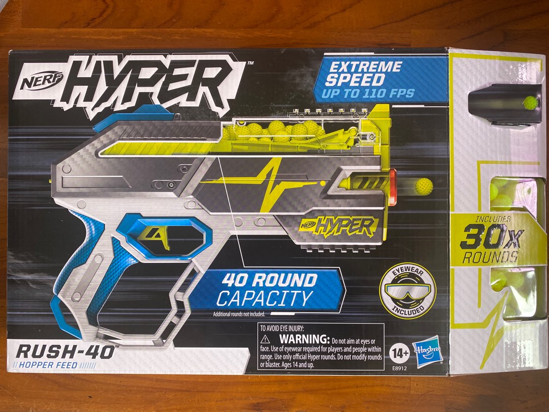 Nerf Hyper Rush 40 & 50-round reload cannister, Hobbies & Toys, Toys ...