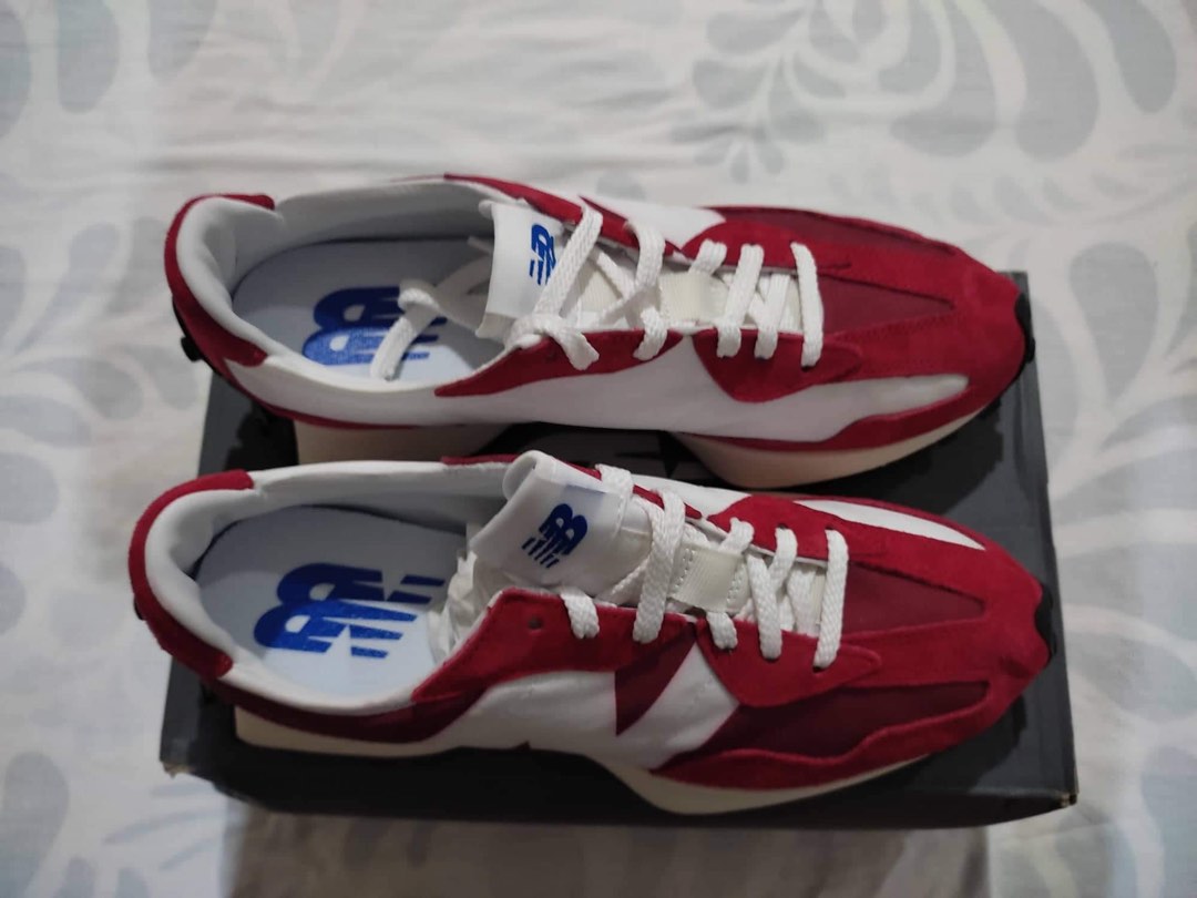 NEW BALANCE 327 “red”, Men's Fashion, Footwear, Sneakers on Carousell