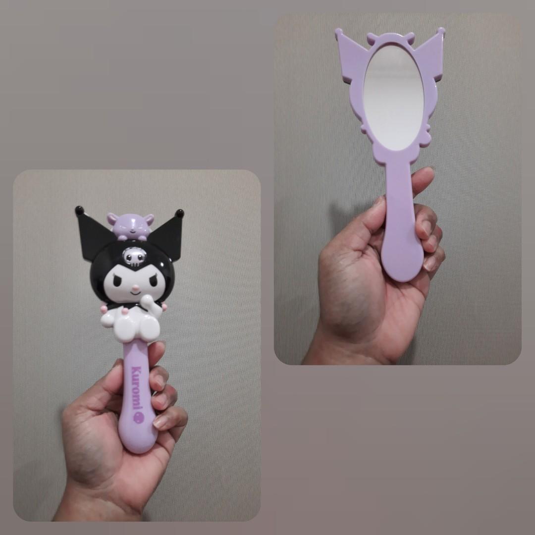 (New) Kuromi Hand Mirror official Sanrio, Kesehatan & Kecantikan ...
