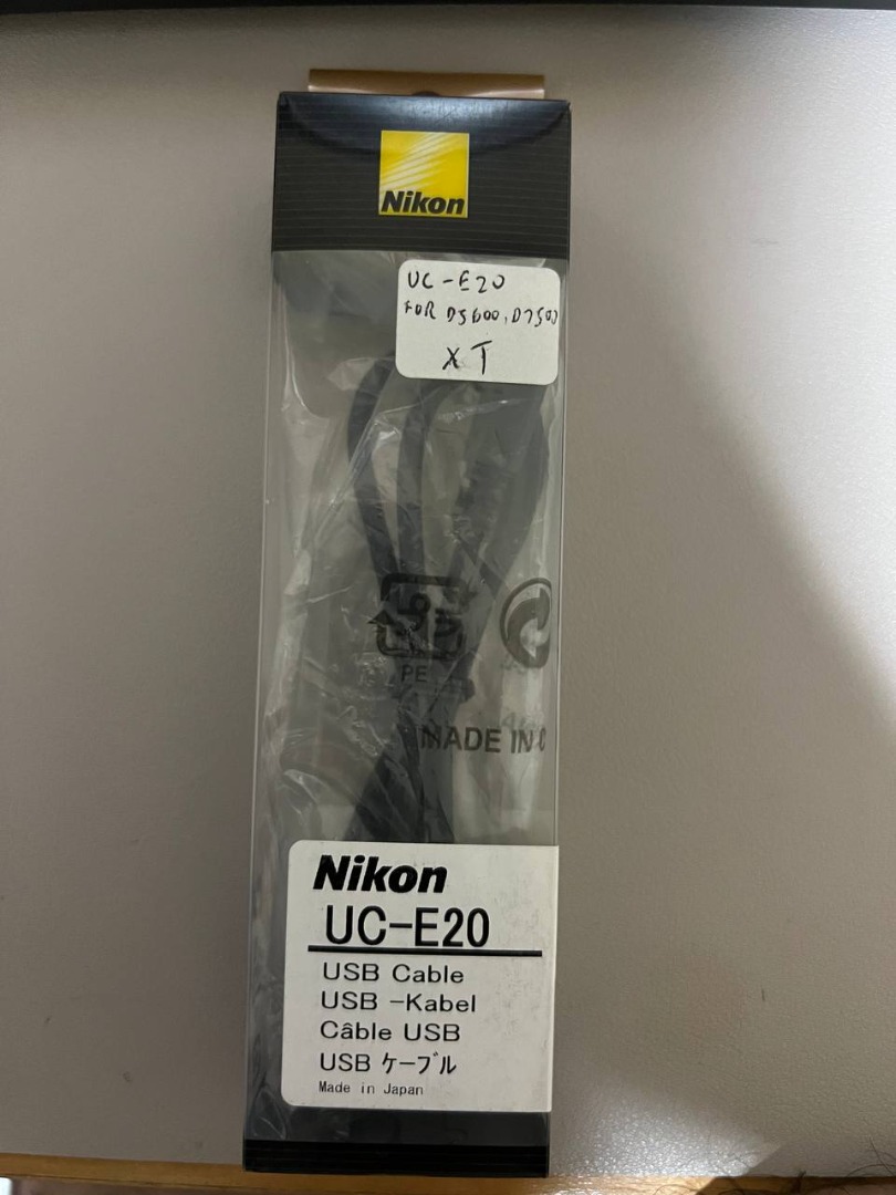 Nikon UC-E20 Data Cable, Photography, Cameras on Carousell