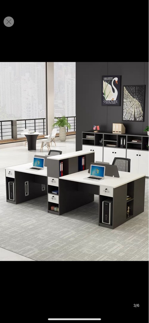 Office table furniture set, Furniture & Home Living, Furniture, Tables ...