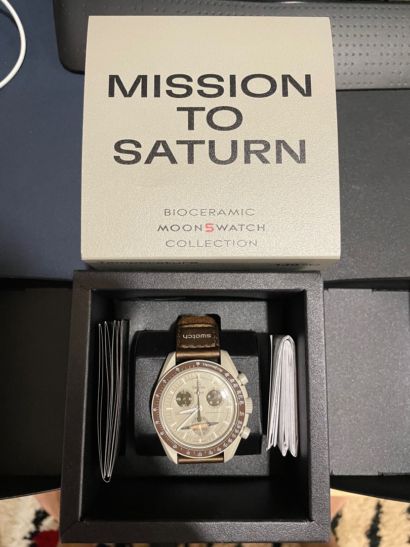 Omega Moonswatch Saturn, Luxury, Watches on Carousell