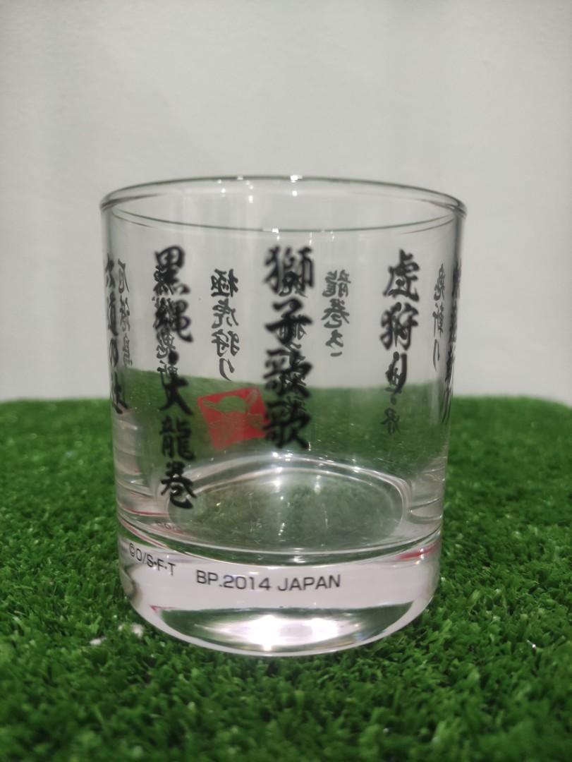 One piece zoro cawan / cup glass (gold sticker), Hobbies & Toys ...