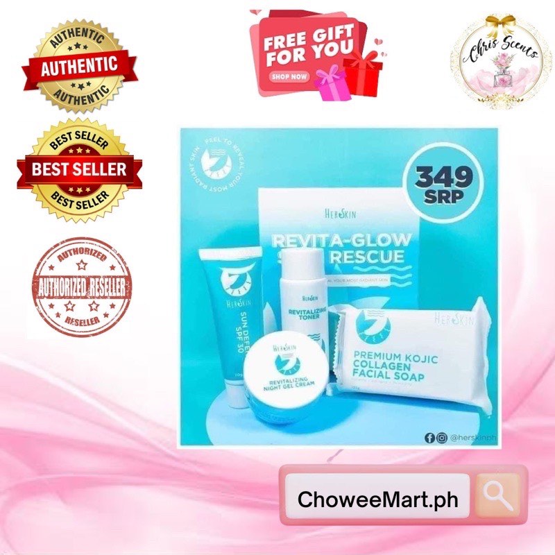 Original HerSkin Revita Glow Rescue Kit by Kath Melendez KathRye ...