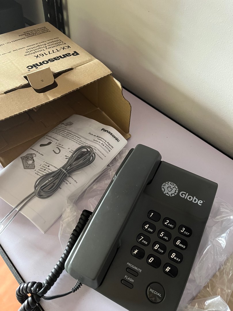 Panasonic Corded Wired Telephone Blk, Computers & Tech, Office ...