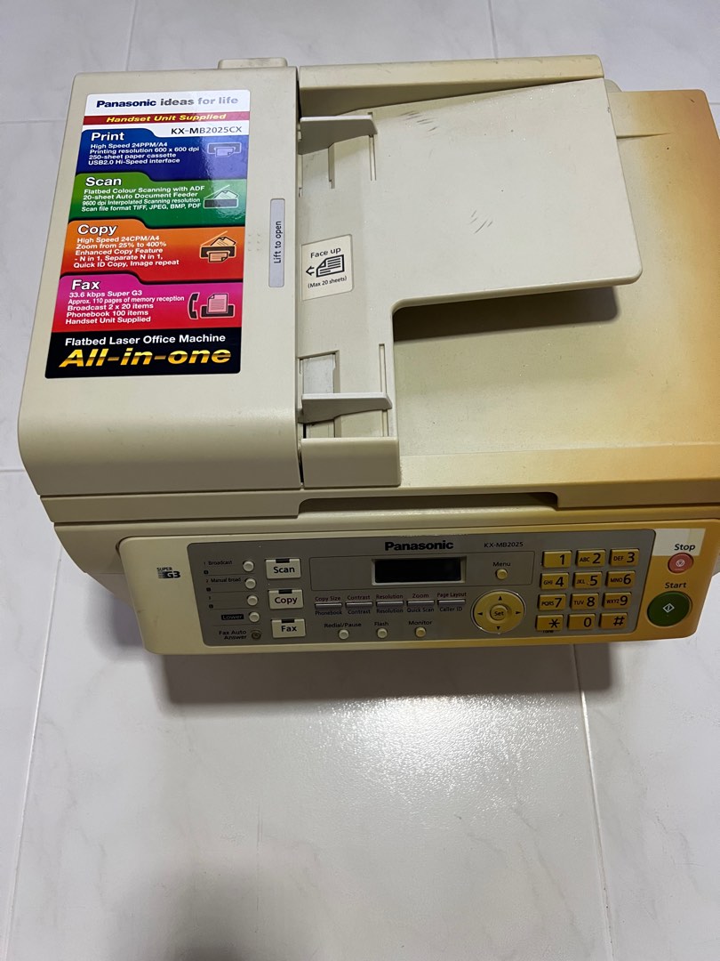 Panasonic printer, Computers & Tech, Printers, Scanners & Copiers on ...