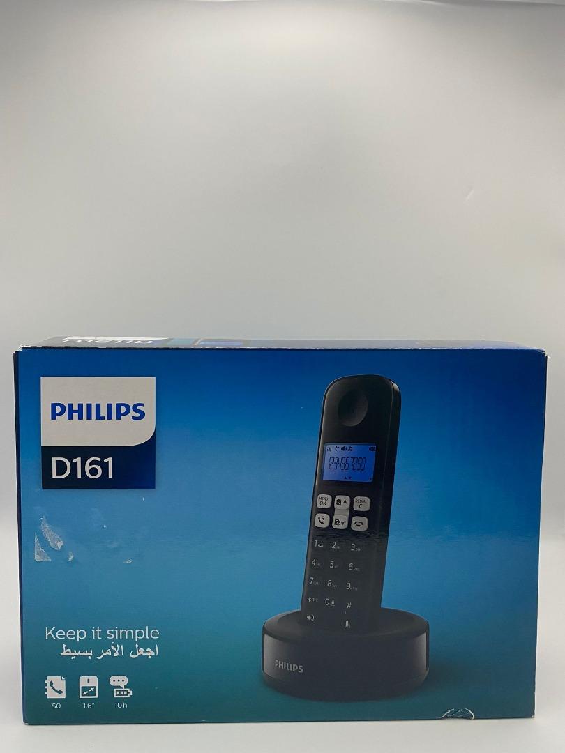 Philips D161 DECT Digital Single Cordless Phone, Computers & Tech, Office & Business Technology ...